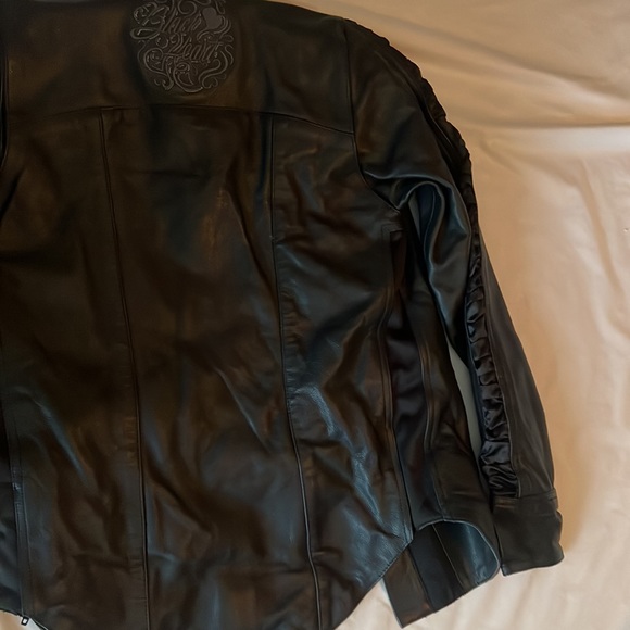 Blackheart | Jackets & Coats | Black Heart Motorcycle Leather Jacket ...